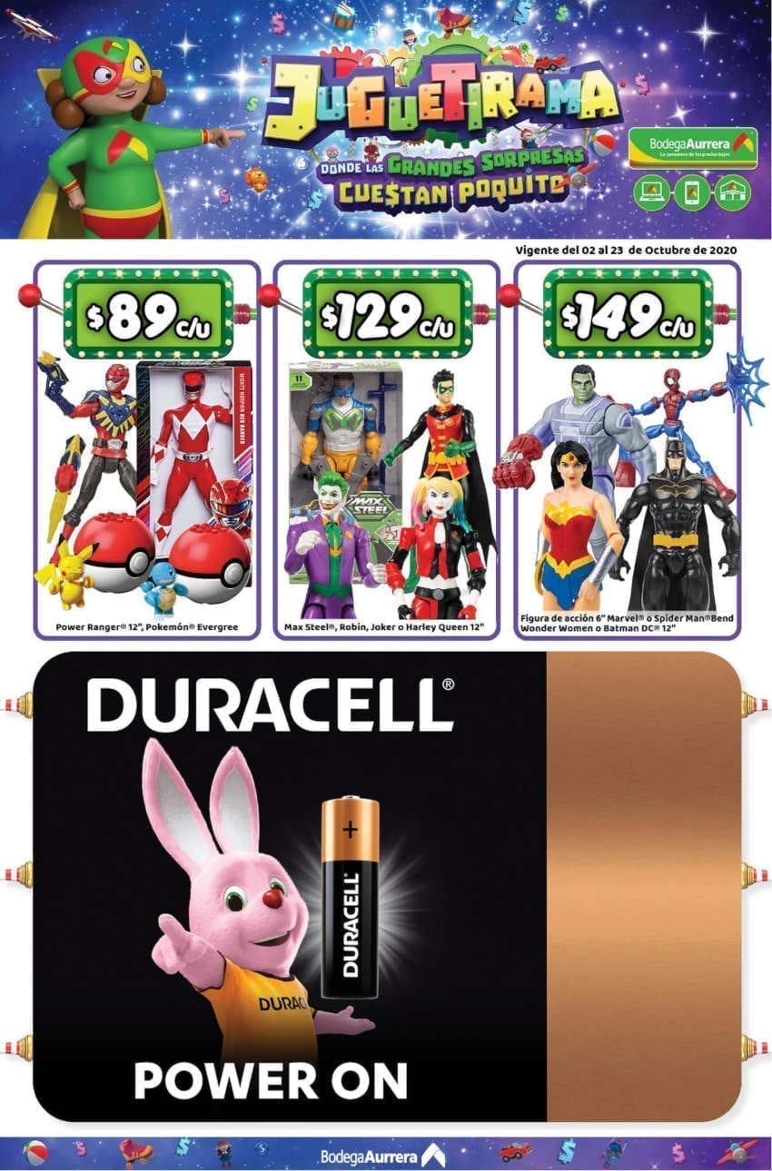 Folleto Juguetirama Bodega Aurrerá del 8 al 23 de octubre 2020 Folleto Juguetirama Bodega Aurrerá del 8 al 23 de octubre 2020