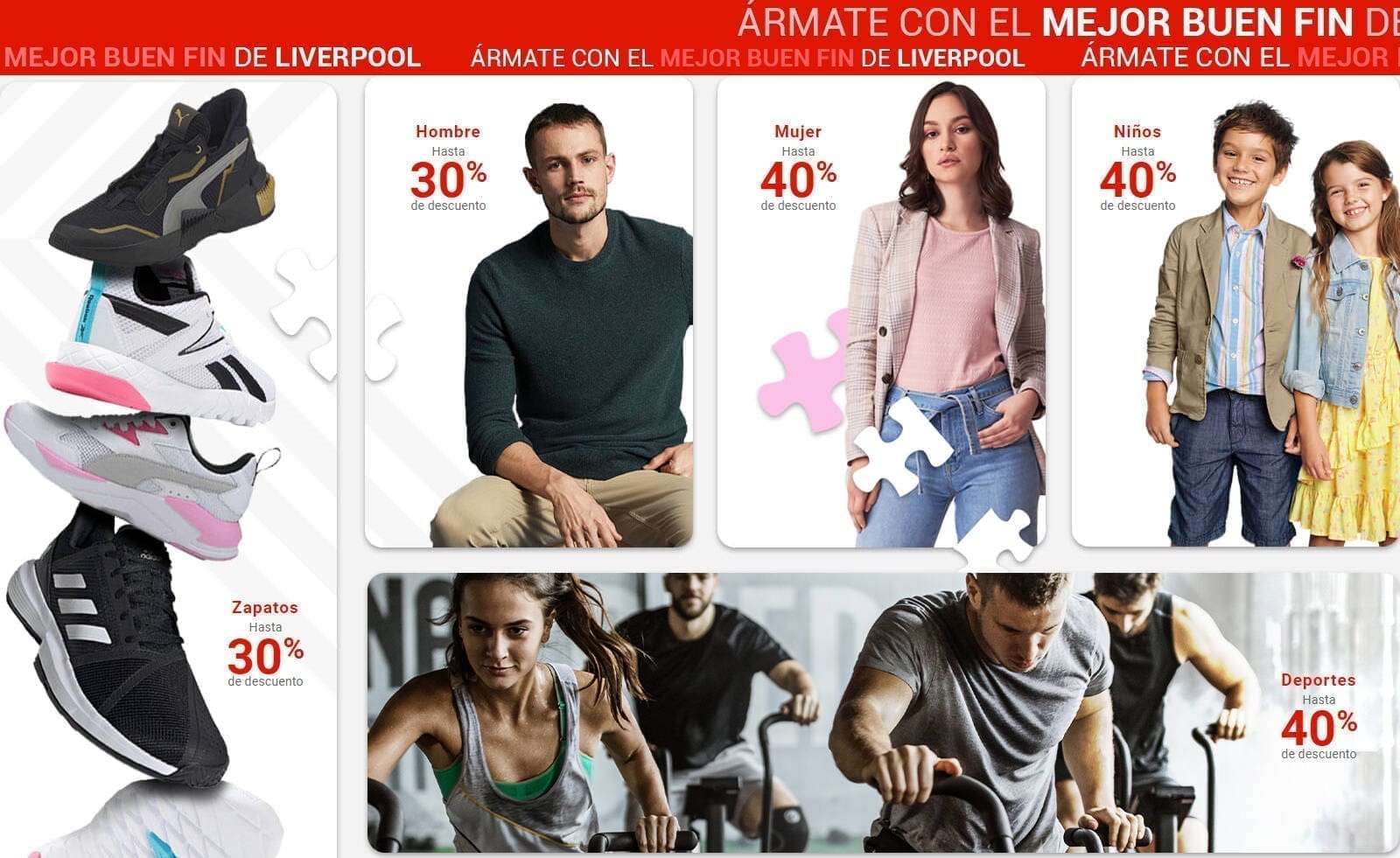 El Buen Fin 2020 Liverpool: Hasta 55% de descuento en Pantallas