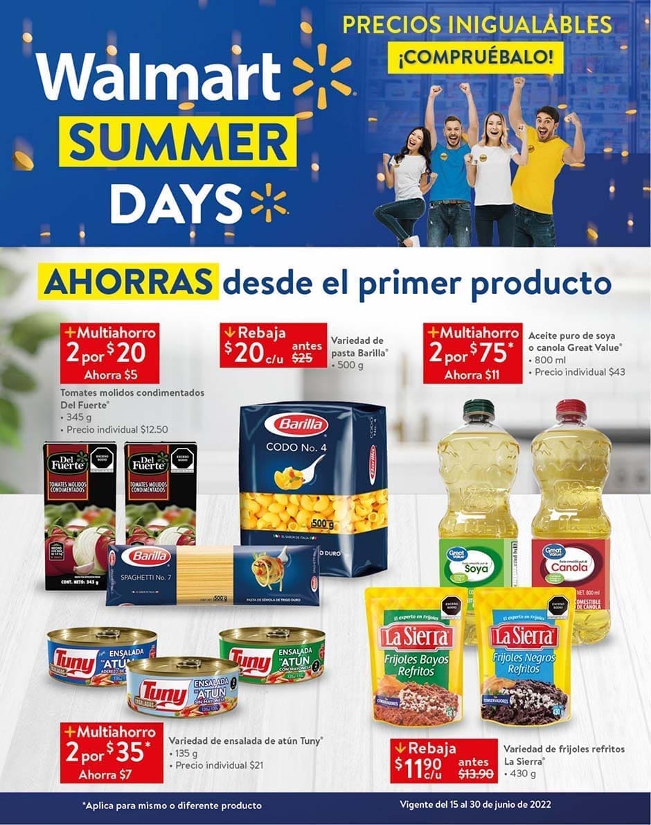 Folleto Walmart Ofertas De Summer Days 15 Al 30 De Junio 2022 Folleto Walmart Ofertas De Summer Days 15 Al 30 De Junio 2022